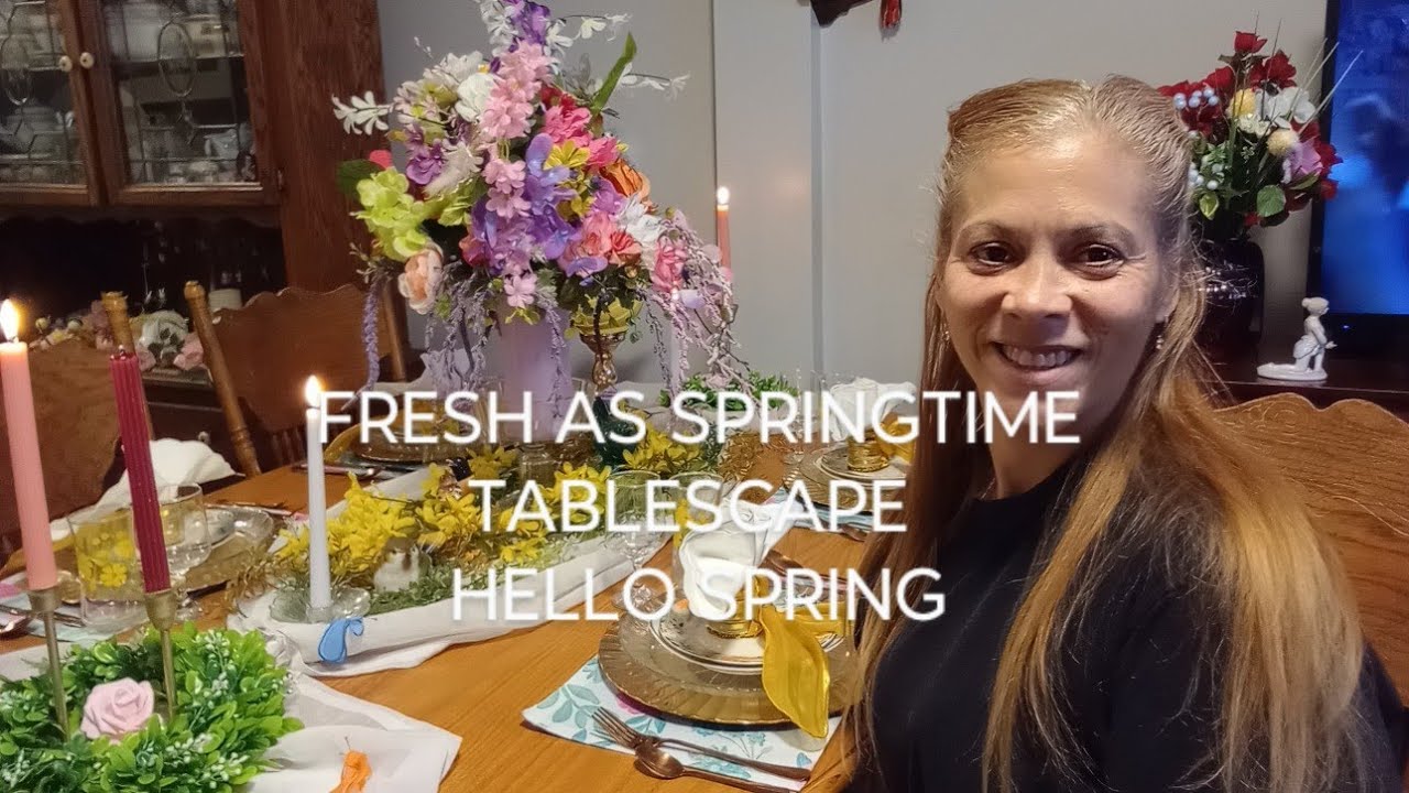 SPRING TABLESCAPE COLLAB 24 / FRESH AS SPRING TIME / WILD SPRING ...