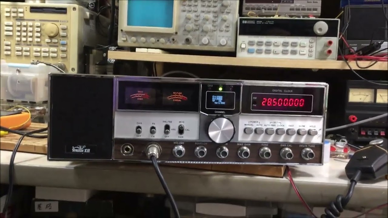 28MHz AM Transceiver(CB machine modification) - YouTube