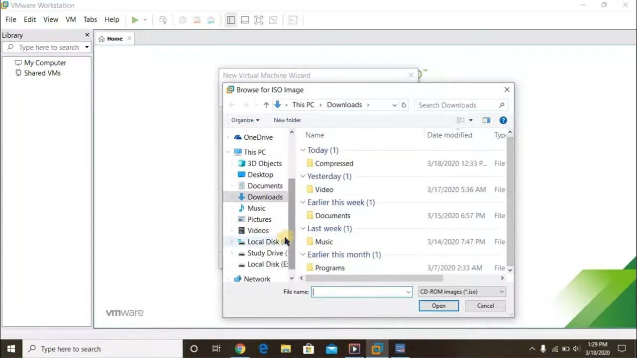 VMWare Workstation Installation and Linux Server installation and access server using PUTTY ...