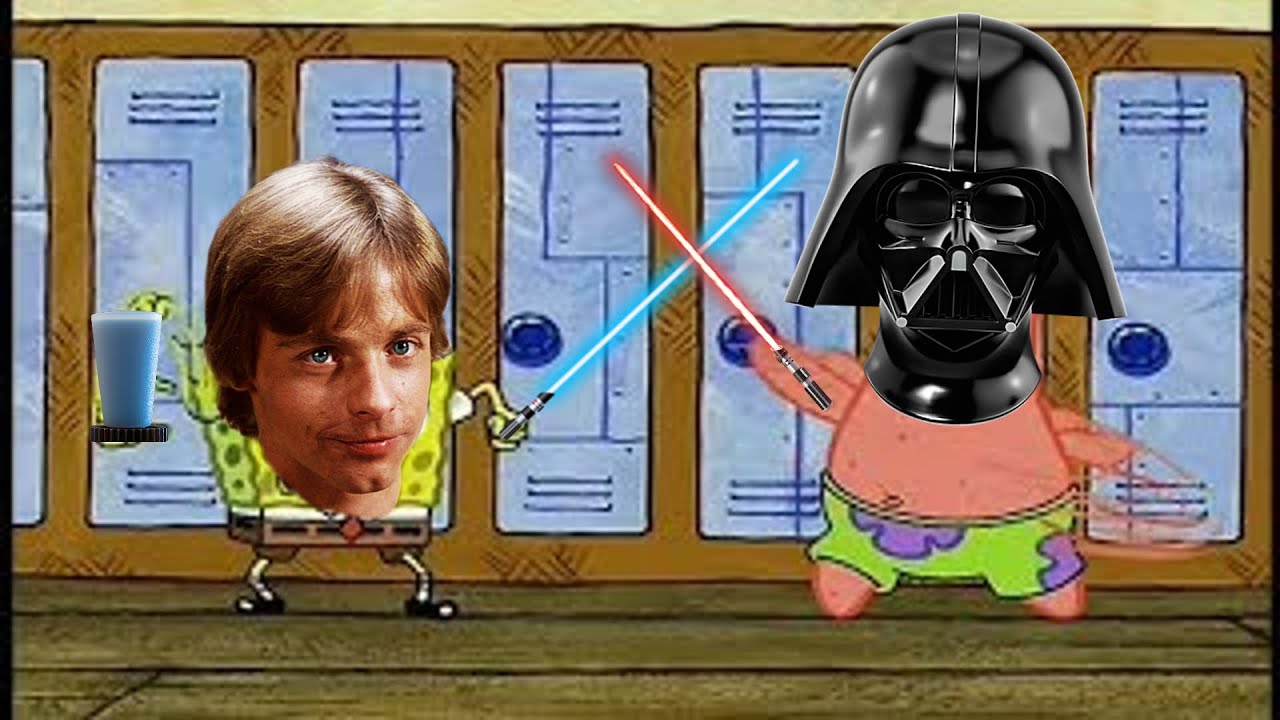 Patrick and SpongeBob: Star wars parody. - YouTube