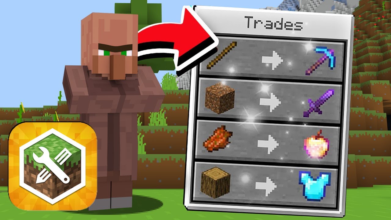 Minecraft PE Tradeos Personalizados Tutorial | Minecraft Addons Maker ...