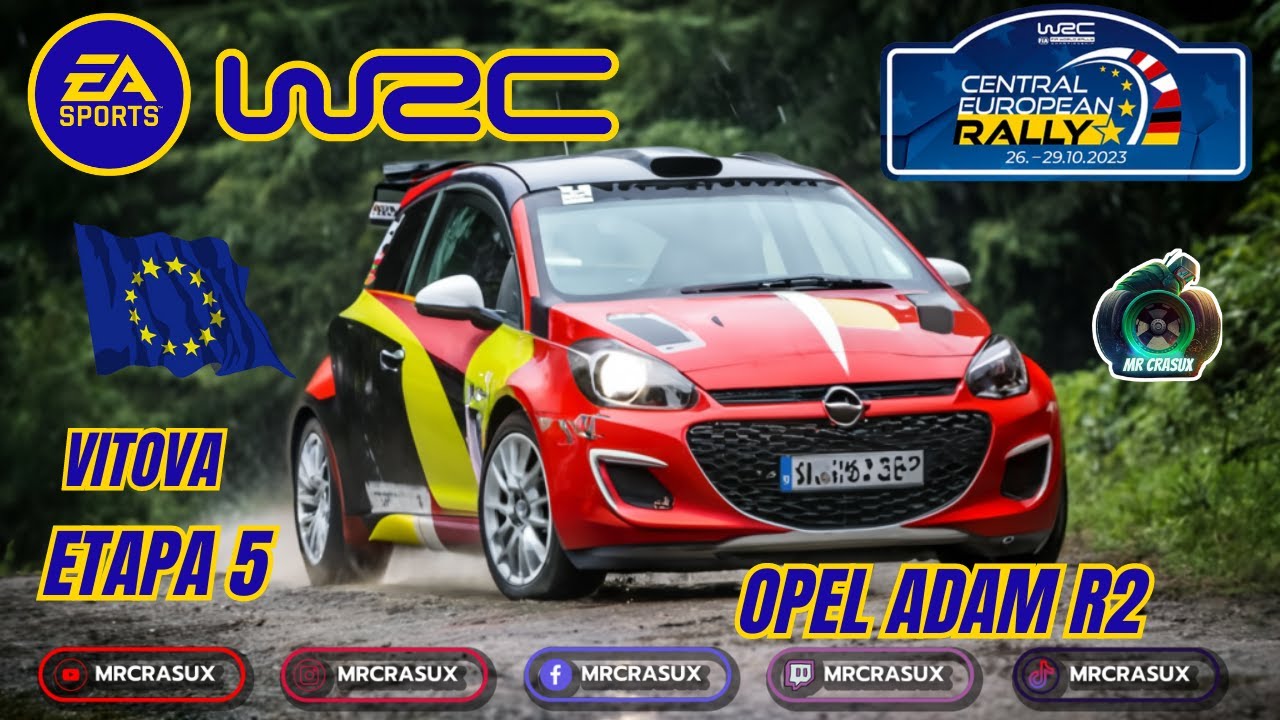 Central European Rally | Opel Adam R2 | Etapa 4 | EA SPORTS WRC - YouTube