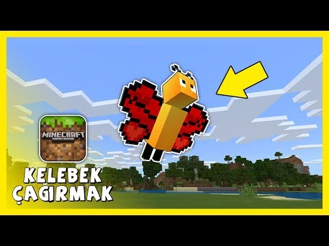 🦋 Kanat Veren Kelebek Nasıl Çağırılır? - Minecraft MCPE 🦋