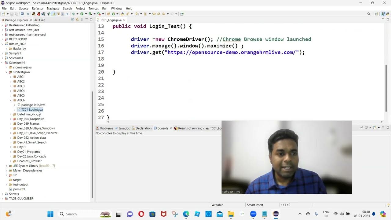 Day002_Part1_Selenium_Selenium Proxy Interview support Sudhakar +91-9294052778 - YouTube