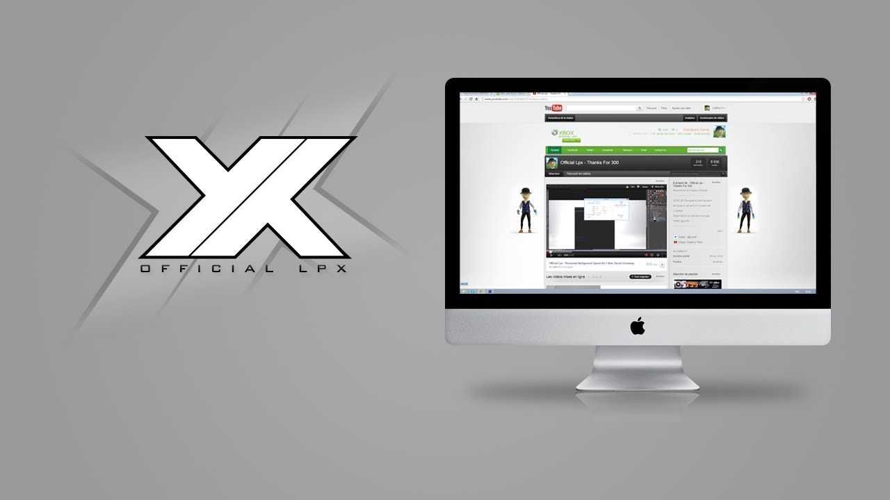 Official Lpx - Personnal Background Speed-Art // New Video Giveaway ...