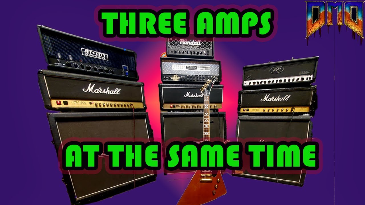 Blasting 3 Tube amps at the same time - YouTube