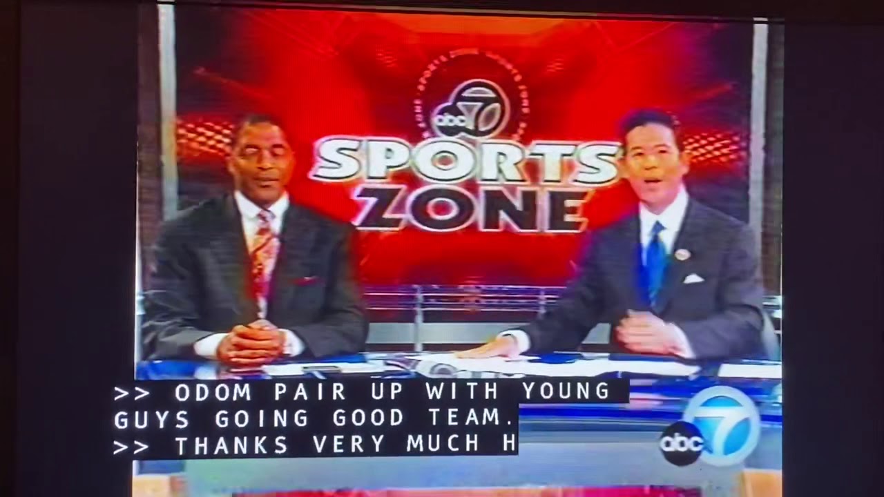 KABC ABC 7 “Sports Zone” close June 14, 2007 - YouTube