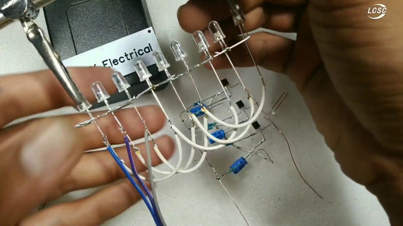 Led experiments | without ic led chaser circuit | LCSC Electronics | YK ...