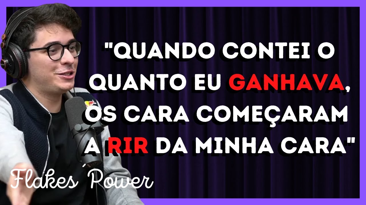 FLAKES SOBRE QUANTO GANHA UM YOUTUBER GRINGO? | Cortes Melhores Podcast ...
