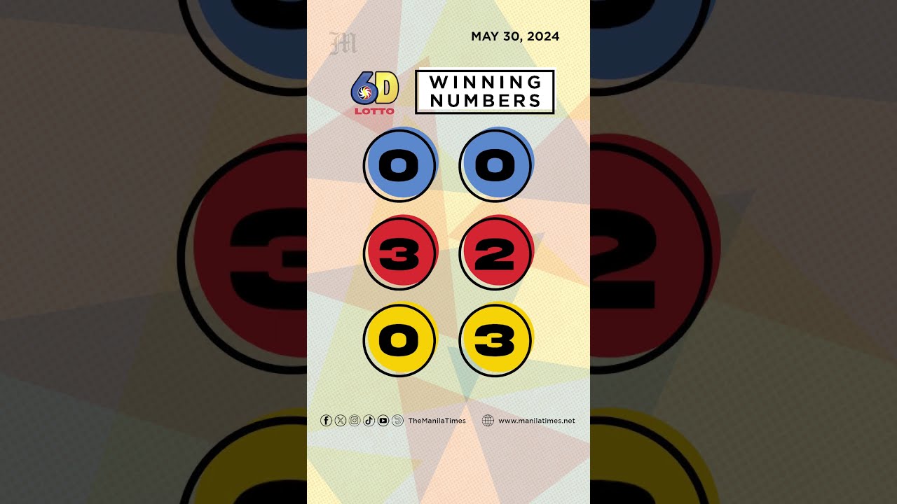 PCSO Lotto Results P33M Super Lotto 6 49 Lotto 6 42 6D 3D 2D May 30 2024