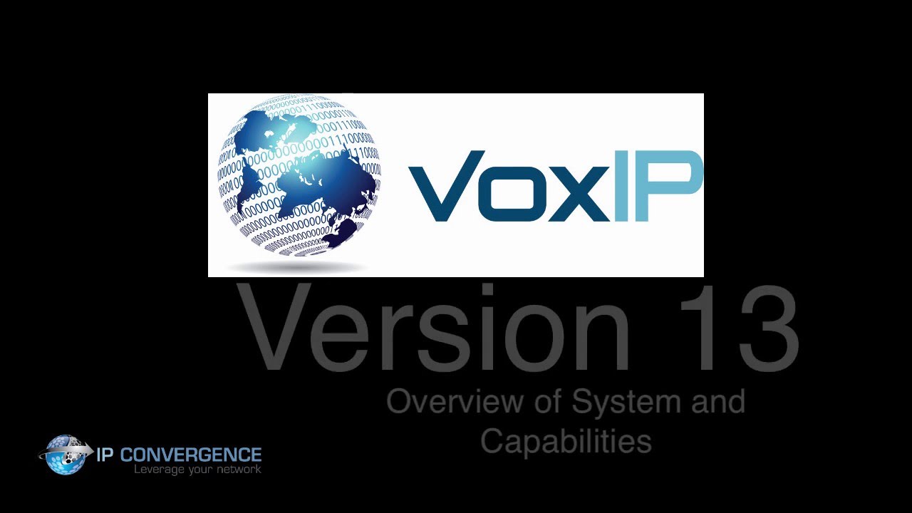 VoxIP v13 Software Release Quick Look - YouTube