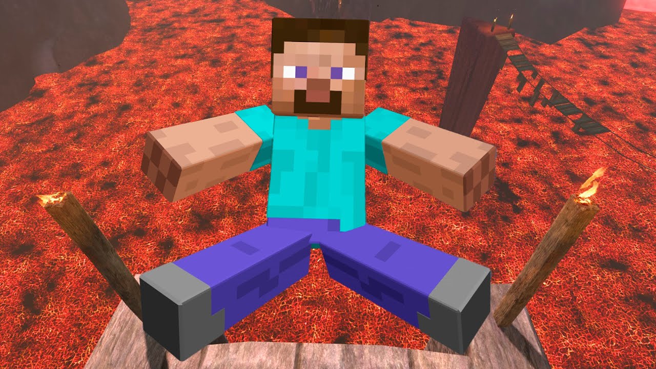 Minecraft Steve Ragdoll Physics: The Best Epic NPC Falls! Compilation ...