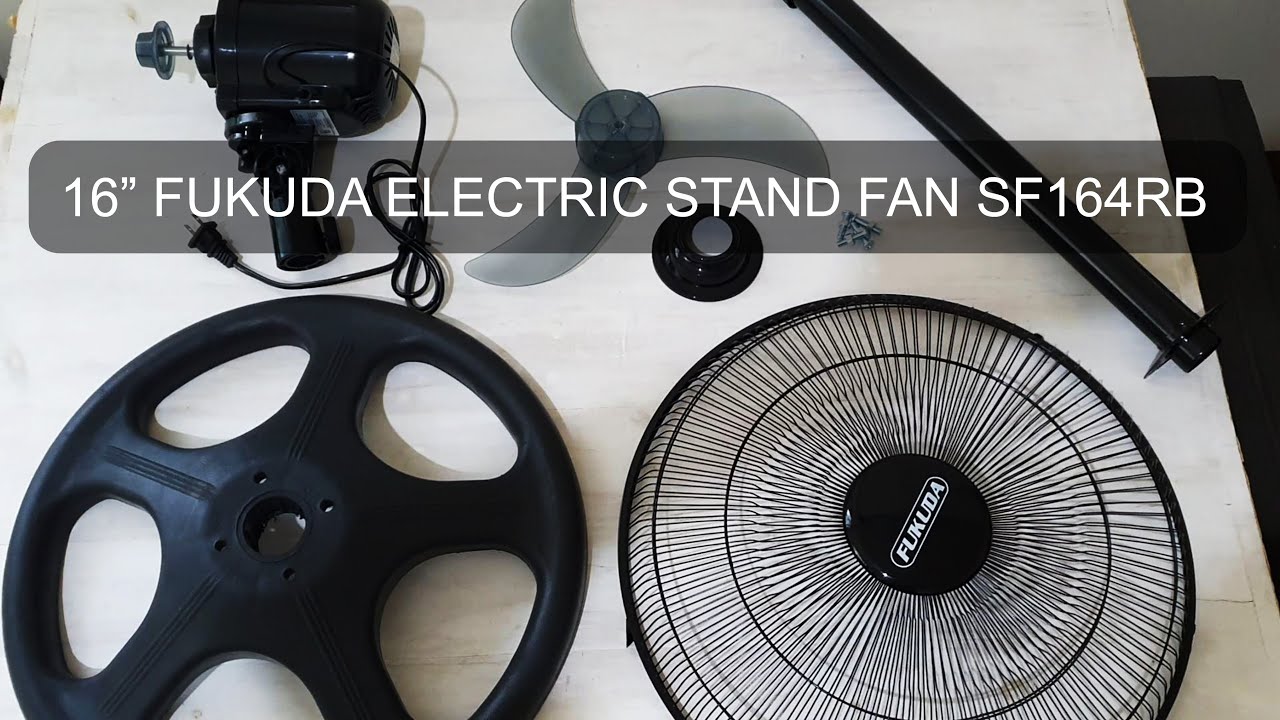 Electric Fan Assembly Guide | Fukuda Electric Fan SF164RB - YouTube