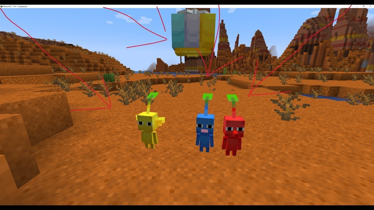 Minecraft cube two's pikmin lets play pt 1 remake - YouTube
