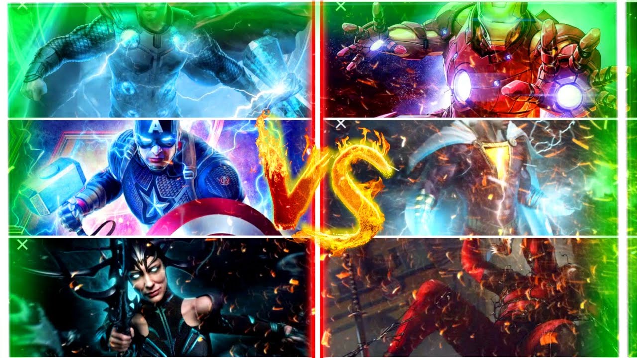 TEAM BLUE VS TEAM RED Who will Win in MCU and Dc 🥵🥵 #shorts #marvel #dc ...