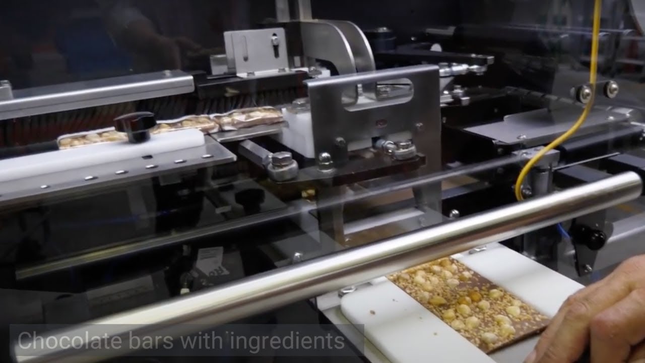 Wrapping Bars with Inclusions | BTB25 | Chocolate Wrapping Machine ...