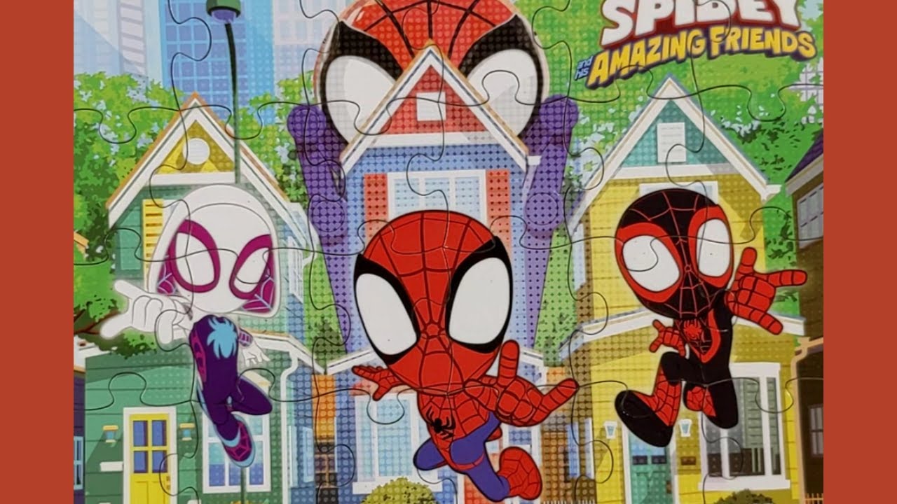 Spidey and His Amazing Friends Puzzle for Toddlers | Dollar Toys for ...