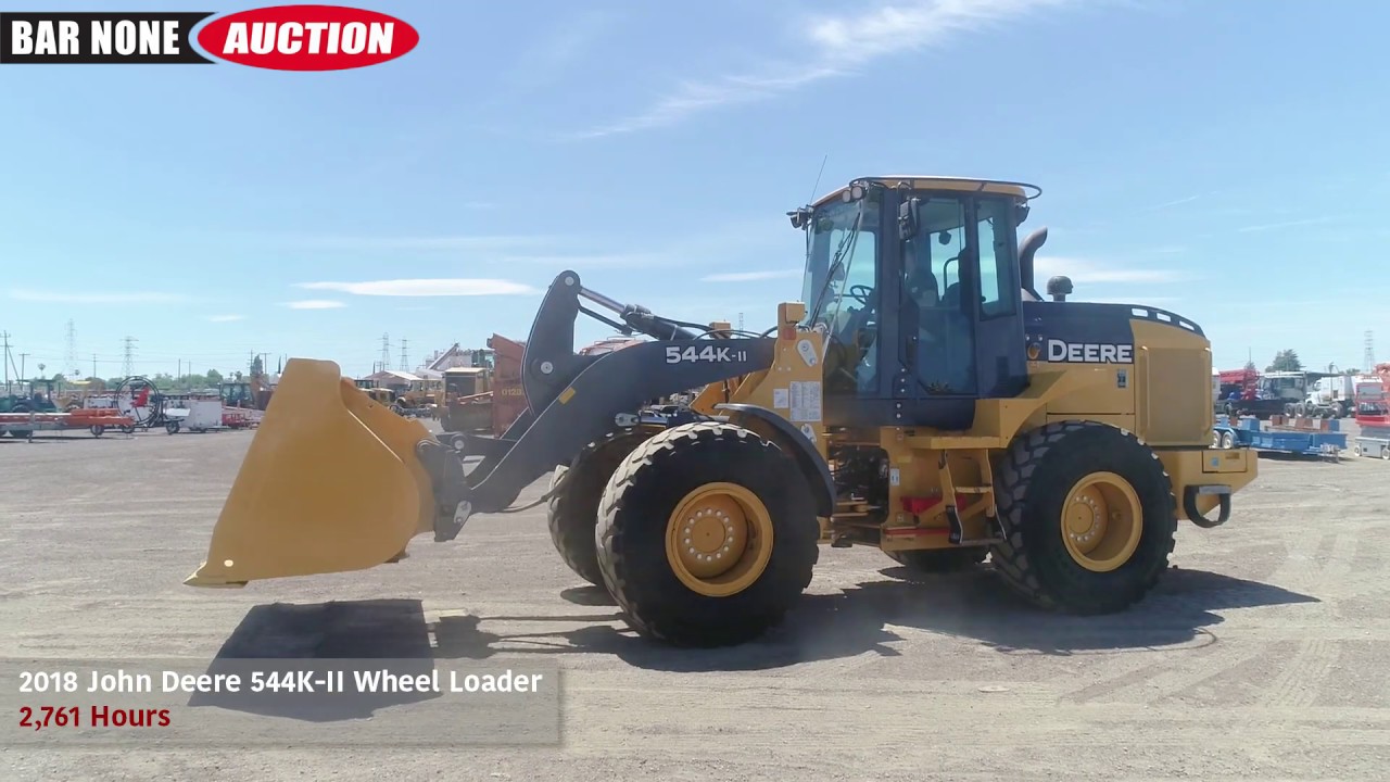 2018 John Deere 544K-II Wheel Loader - YouTube