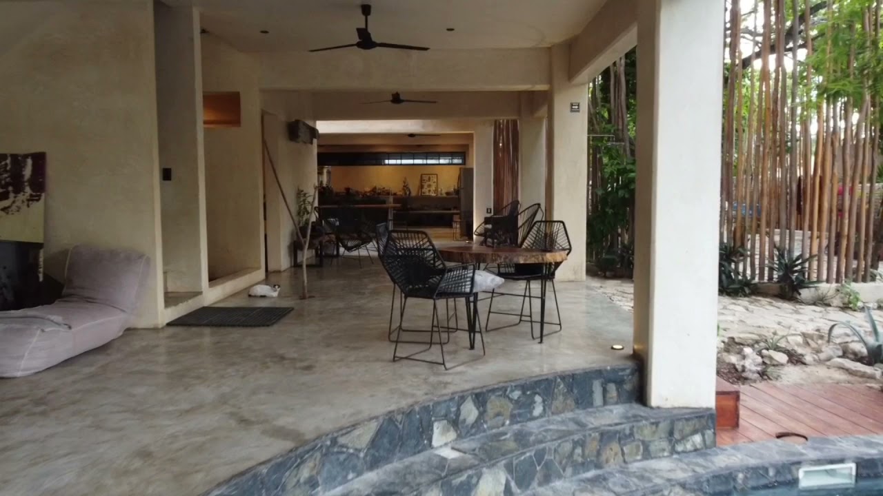 Botanica Tulum Kitchen & Communal Lounge Area - YouTube