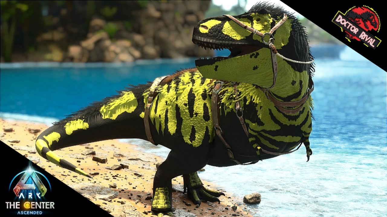 Lythronax TLC - The Gore King || Ark The Center Ascended - YouTube