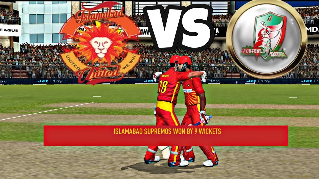 Psl vs Bpl champions vs champions Islamabad united vs Fortune barishal ...