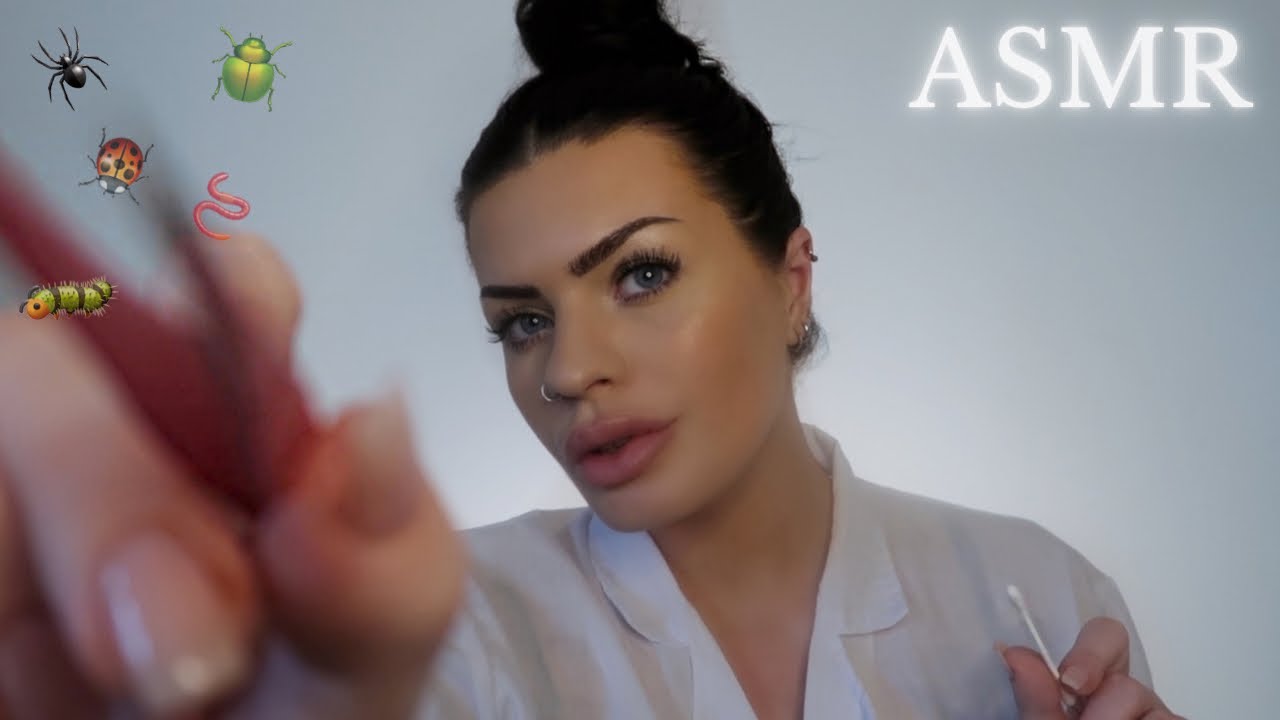 ASMR School Nurse Searches for Bugs In Your Ears 🐛 (ear cleaning ...