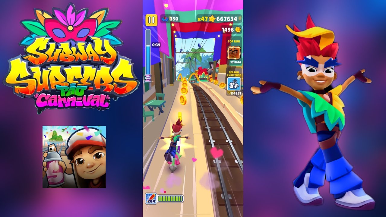 “I Scored 15 Million 🌟 and Unlocked Gabriel 🎭 in Subway Surfers Rio ...