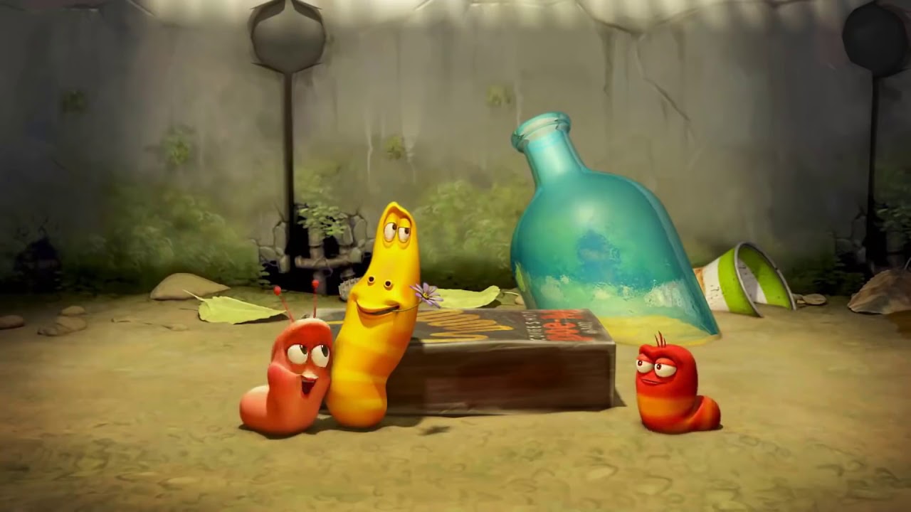 larva eps4 cartoon larva hand - YouTube