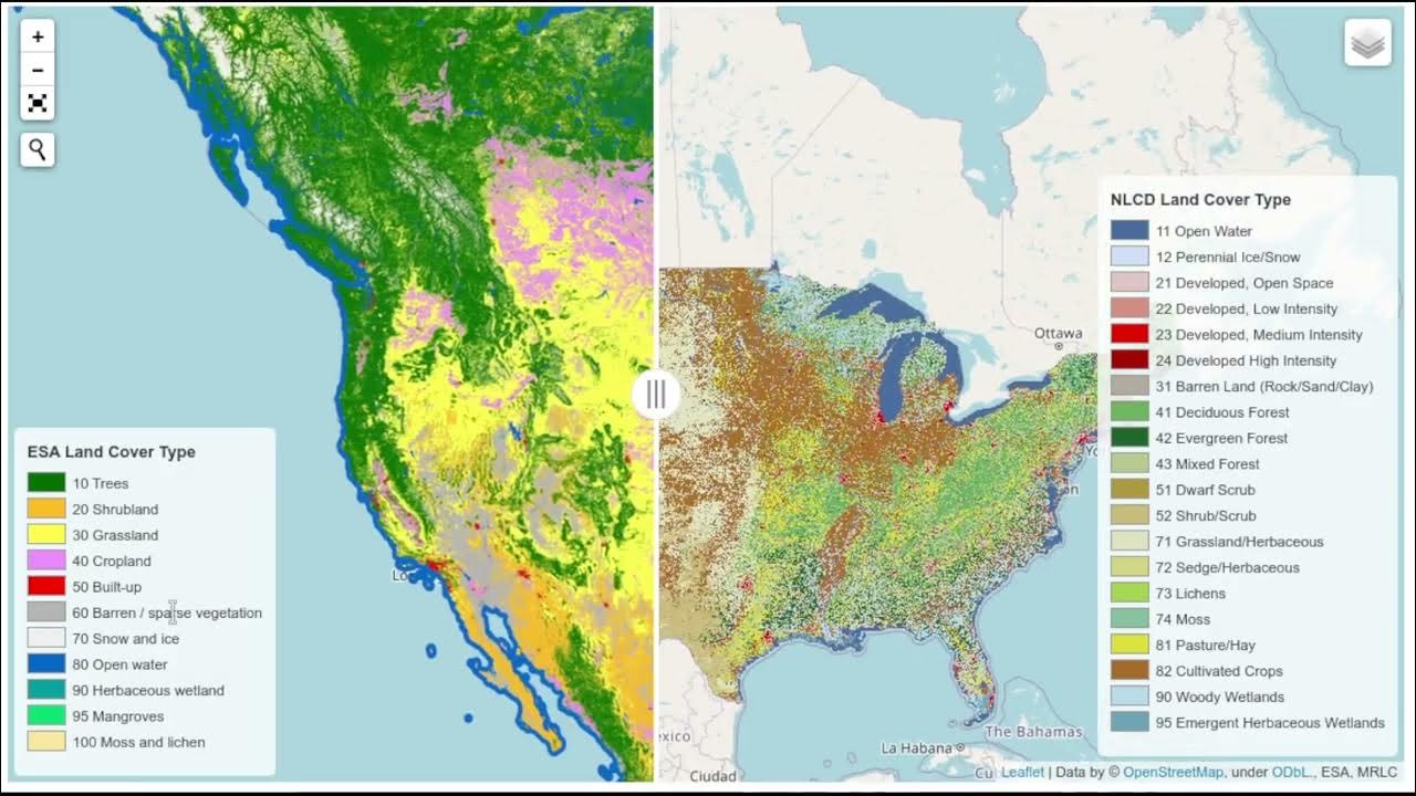 Creating map legends using leafmap with only one line of code - YouTube