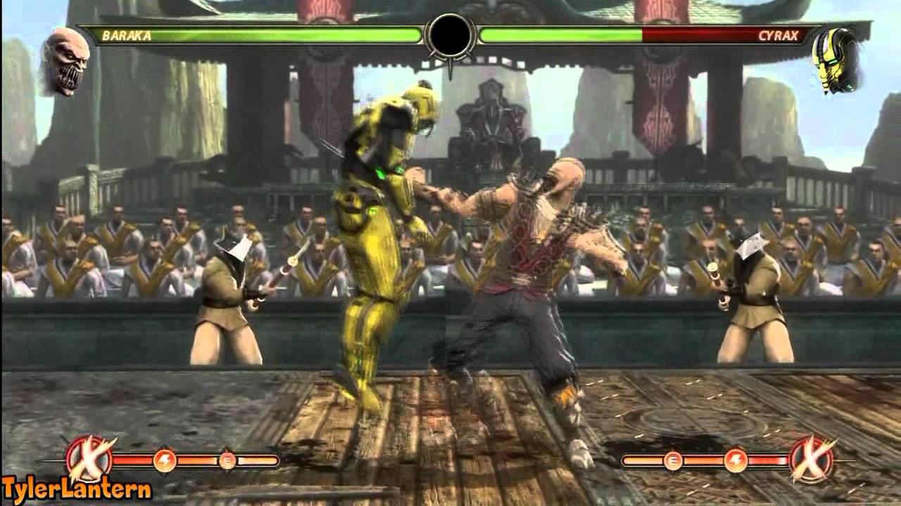 MK9 - Baraka 53% Midscreen X-RAY Combo - Mortal Kombat 9 (2011) - YouTube