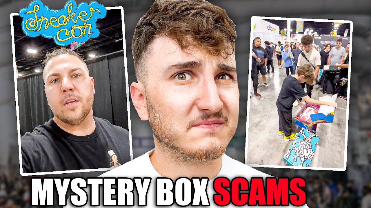 Investigating Sneaker Cons Biggest Scam (Mystery Boxes) - YouTube