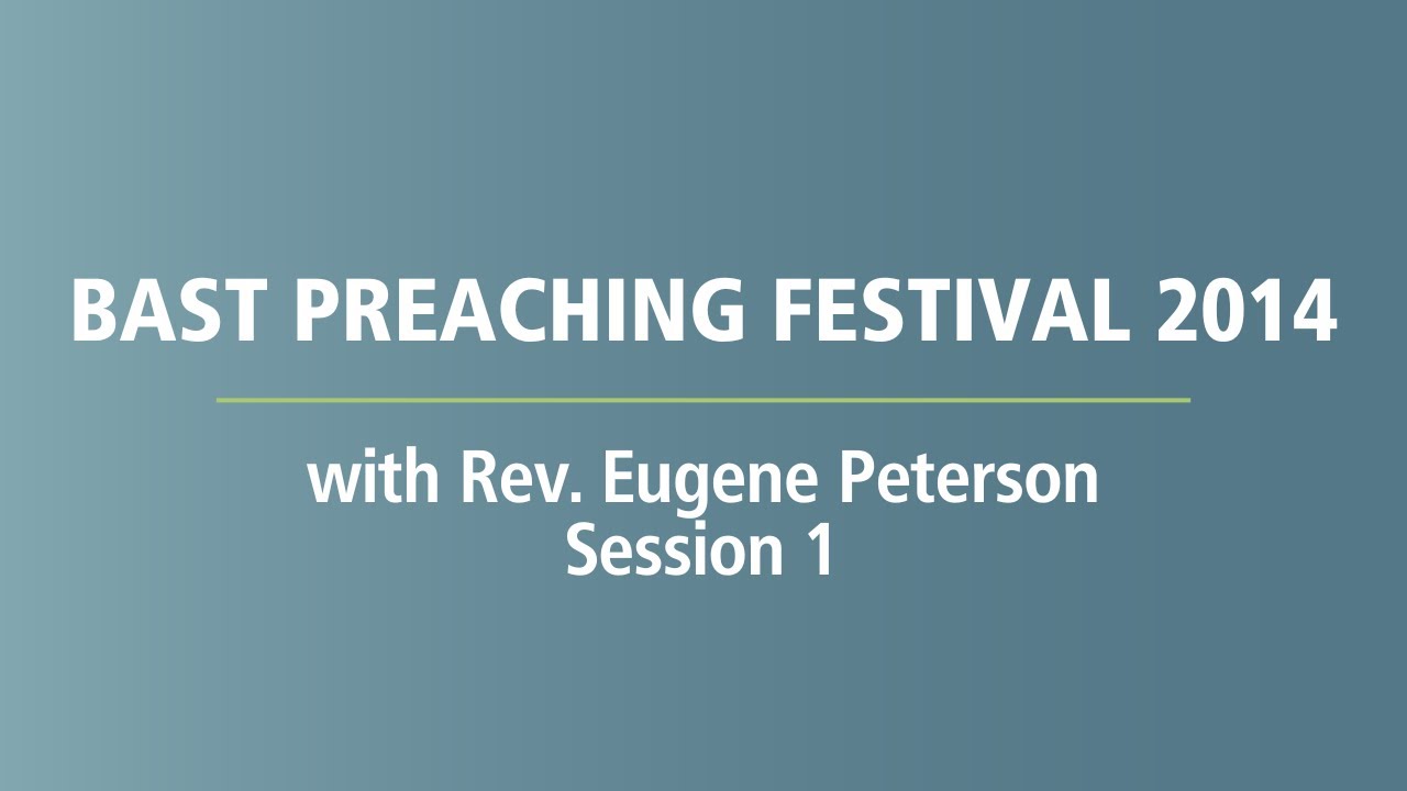 Bast Preaching Festival 2014: Session 1 - YouTube
