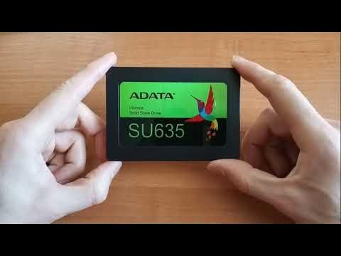 Распаковка SSD ADATA SU635 240 GB [ASU635SS-240GQ-R] - YouTube