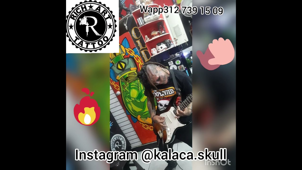 kalaca skull guitarrista - YouTube