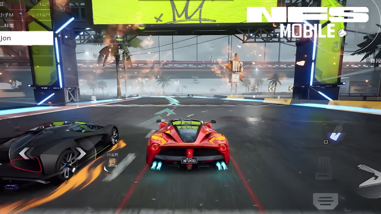 NFS MOBILE ONLINE RACES GAMEPLAY - YouTube