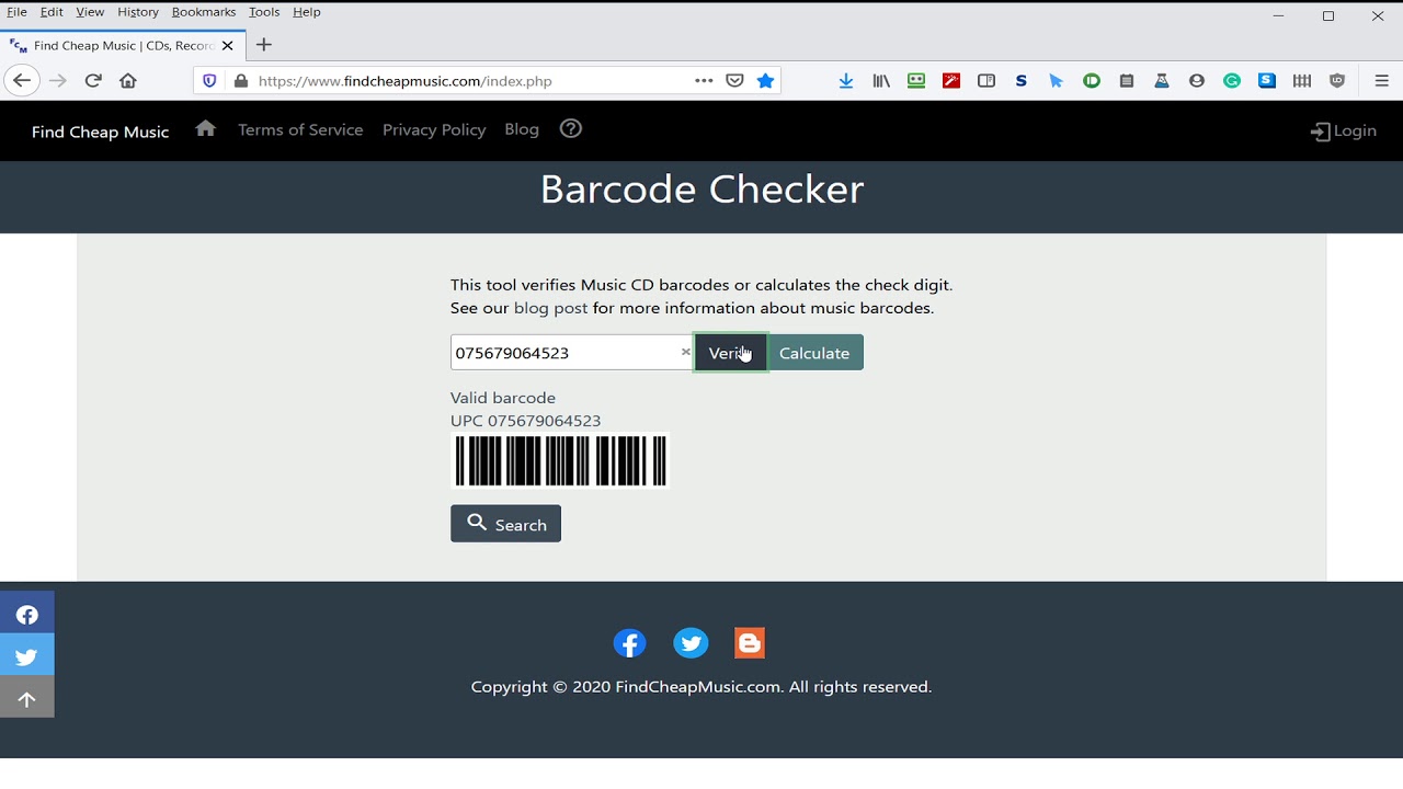 Search for cheap music via Find Cheap Music's barcode checker - YouTube
