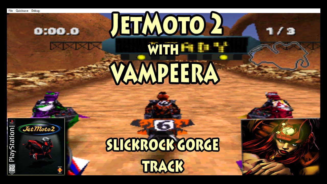 JET MOTO 2 WITH VAMPEERA GAMEPLAY PS1 - YouTube
