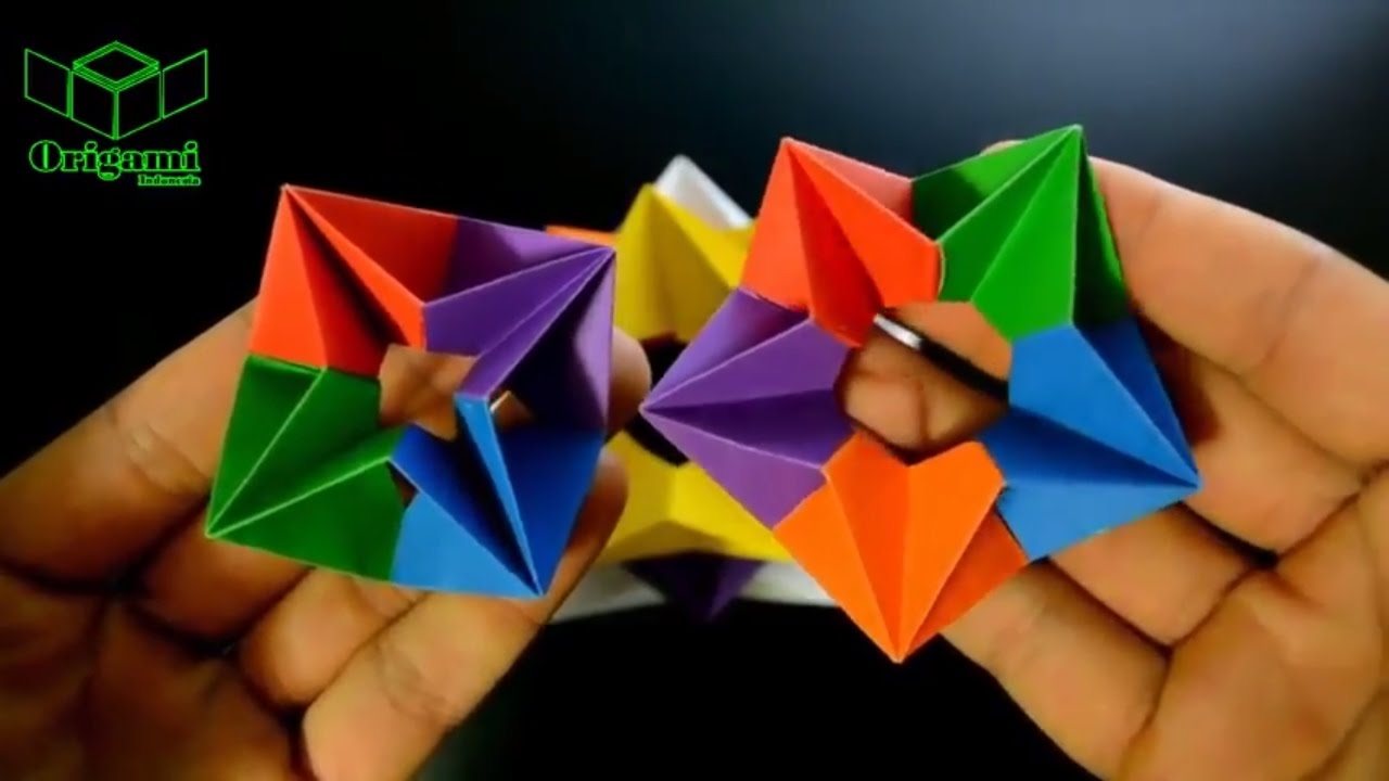 Cara Membuat Permainan Origami 3d Yang Sangat Mudah Part 2 - YouTube