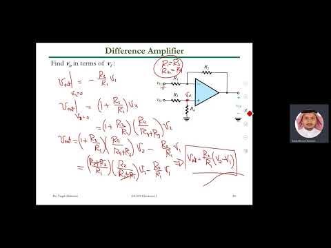 Lecture 3: Operational Amplifier | OPAMP | More examples, Difference and Instrumentation ...