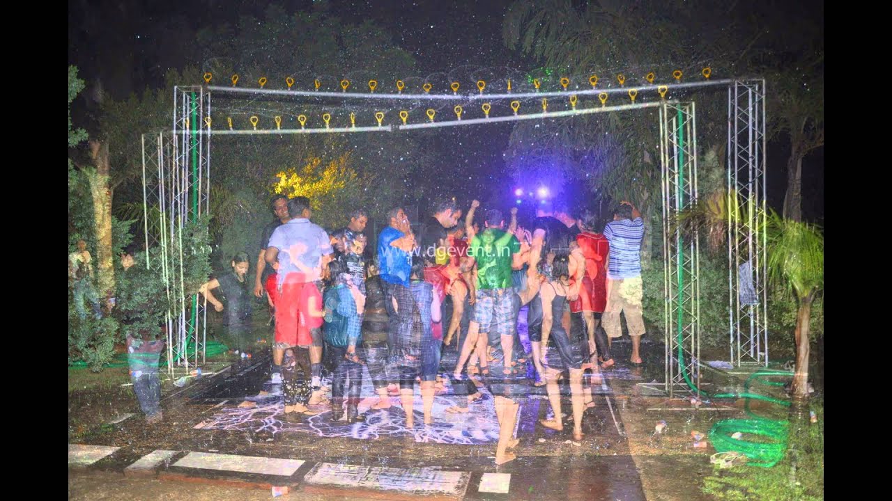 Rain Dance Setup Gurgaon Delhi by DG event, 09891478560 - YouTube