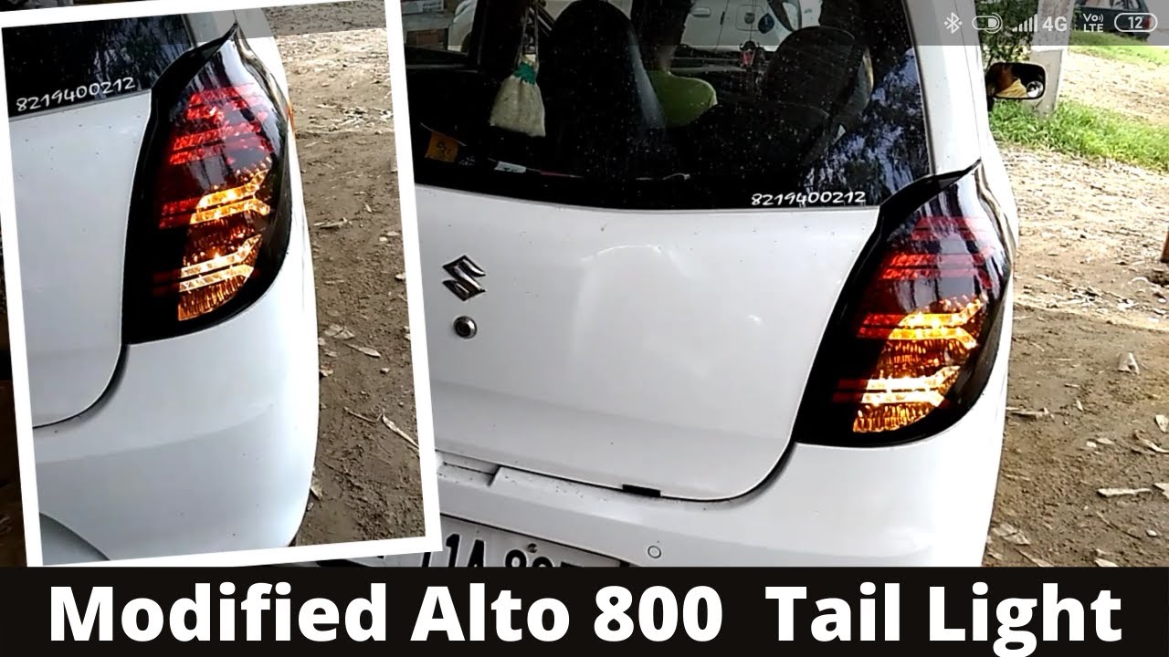 How to modify Alto 800 Tail Light | alto 800 tail light wrap | tiplu ...