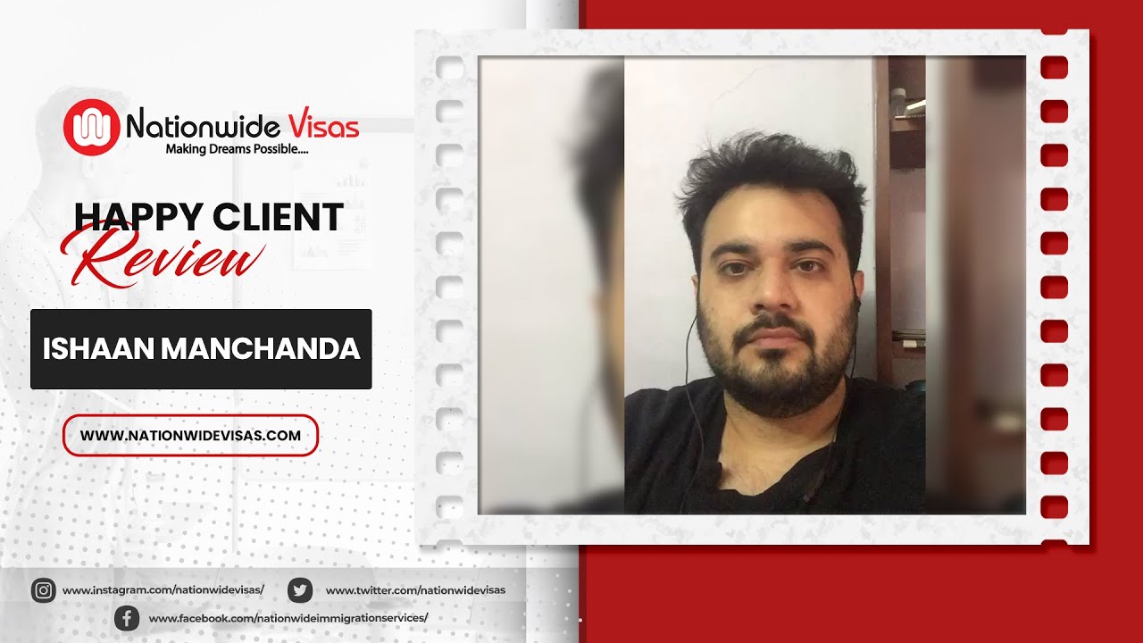 Nationwide Visas Reviews: Ishaan Manchanda | Client Success Story - YouTube