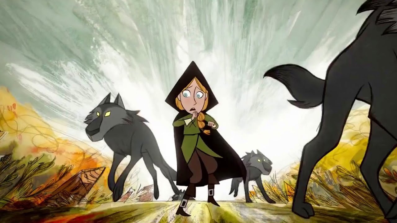 Wolfwalkers: Robyn accidentally shoots Merlin - YouTube