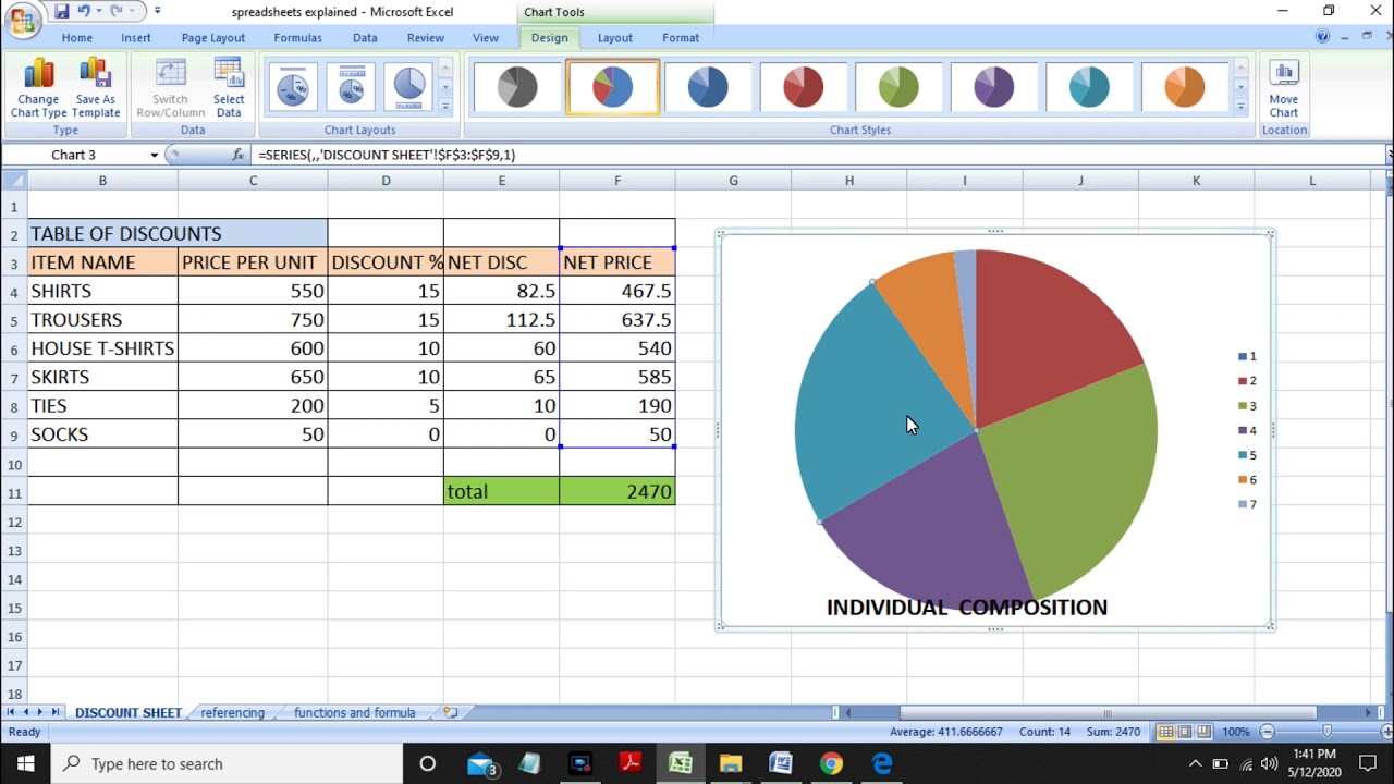Class 8 session 3 Spreadsheets - YouTube