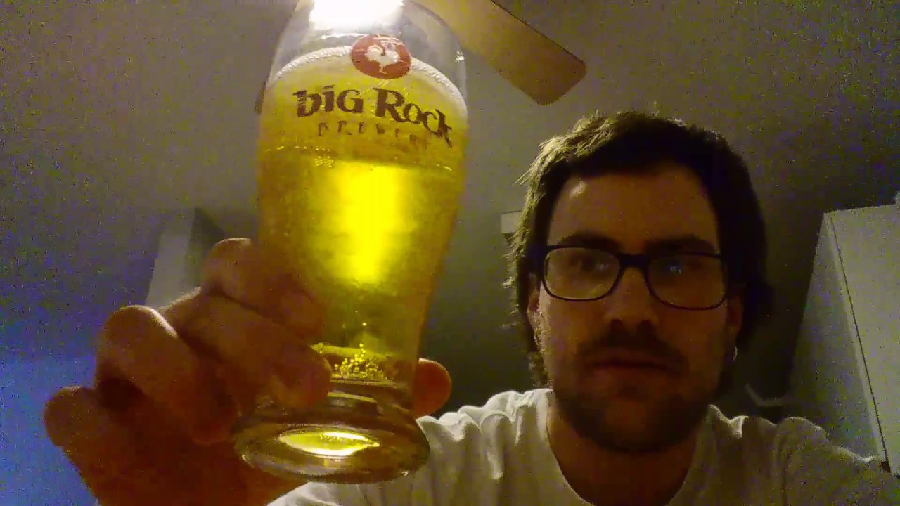 Big Rock Grasshopper beer review - YouTube