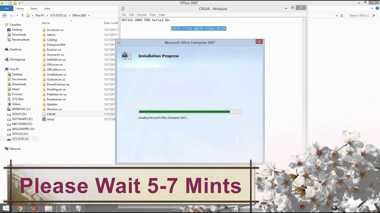How to Install Microsoft Office 2007 - YouTube