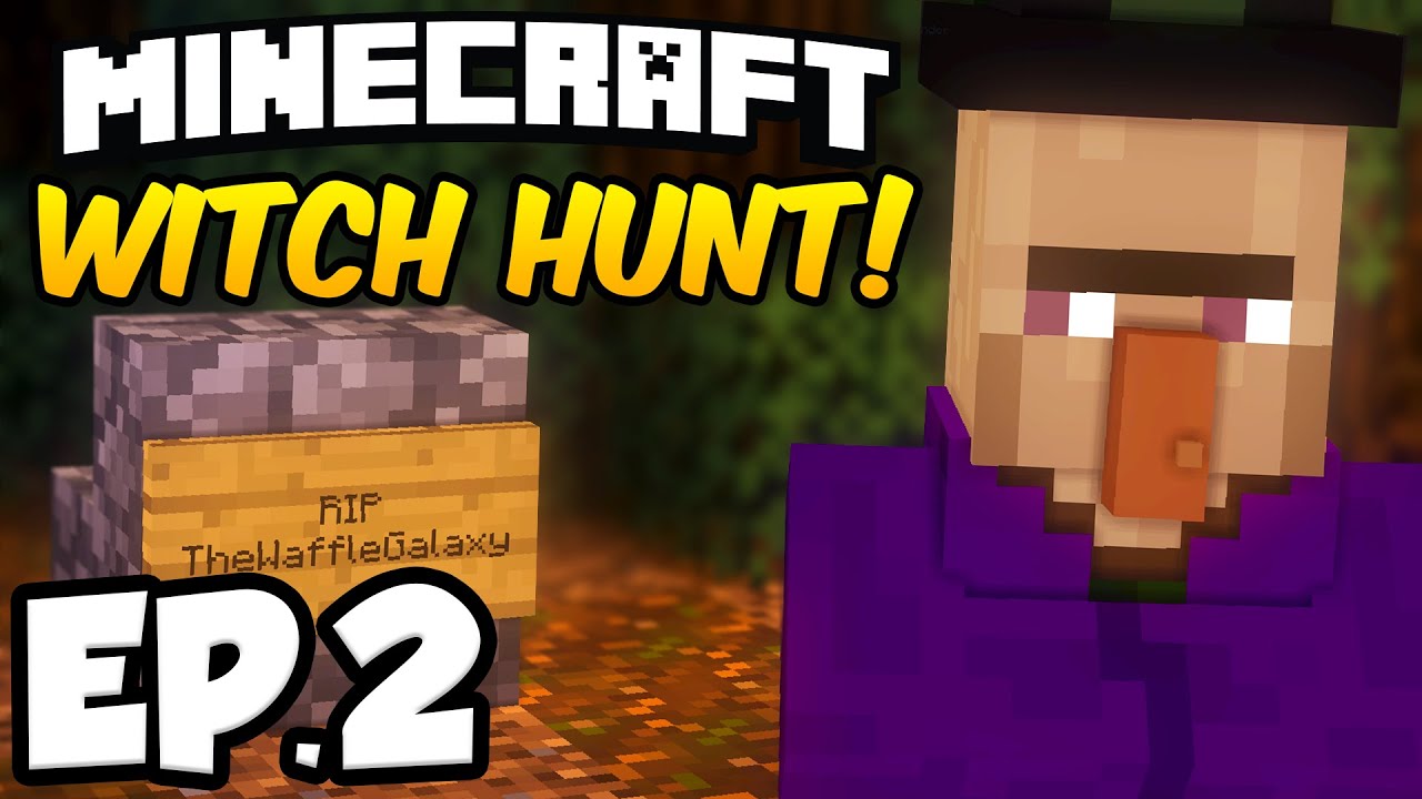 Minecraft: WITCH HUNT Ep.2 - THE WITCH'S APPRENTICE STRIKES AGAIN!!! (Minecraft Adventure Map ...