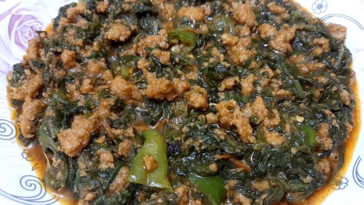 Palak Keema Recipe | Tasty & Healthy Palak Keema Recipe - YouTube