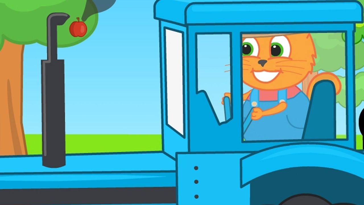 🔴 Cats Family in English - Blue Tractor Cartoon for Kids - YouTube
