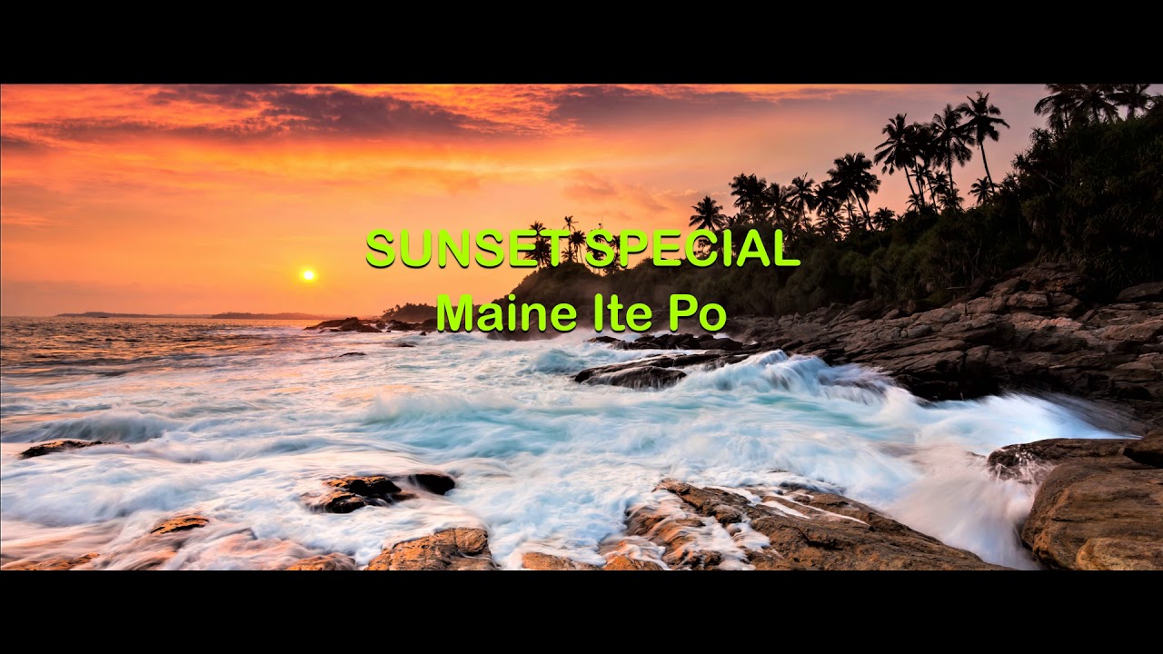 SUNSET SPECIAL - Maine Ite Po - COOK ISLANDS MUSIC - YouTube
